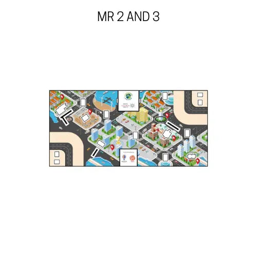 MR 2 and 3 Challenge Playfield Mat for National Robotics Competition ...