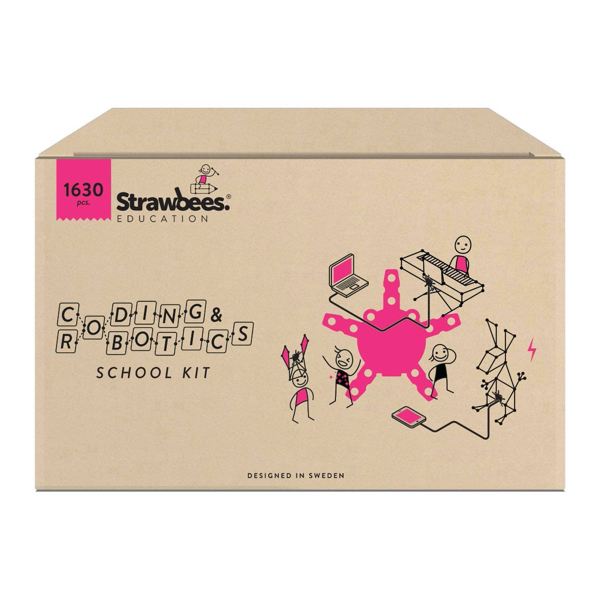 Strawbees Coding and Robotics Kit [School Bundle 12 Sets] (SB044 ...