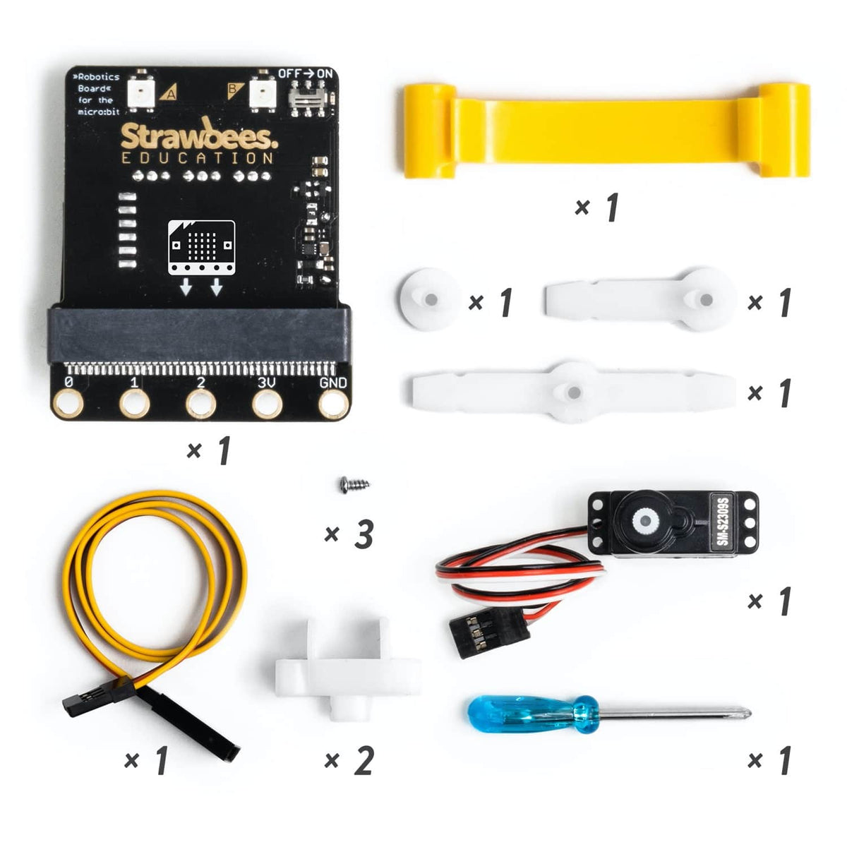 Strawbees Robotic Inventions For micro:bit (SRI-MB1-EN-V1) | Duck Learning