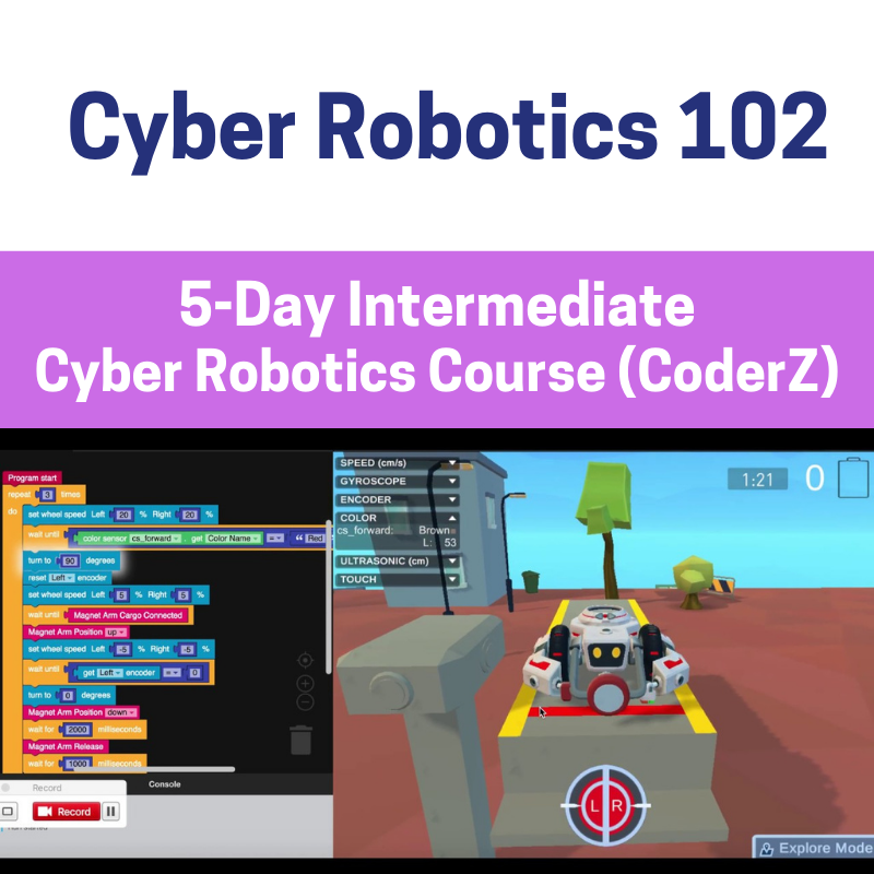 Cyber Robotics 102 with CoderZ – Duck Learning